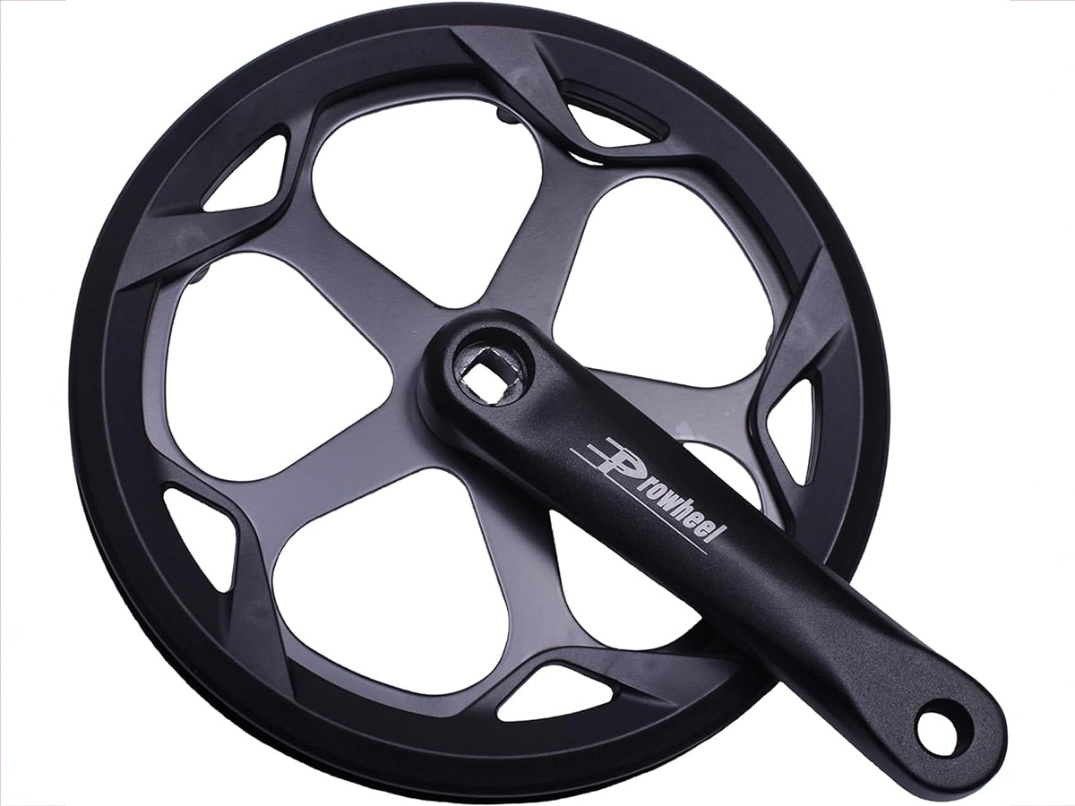 Prowheel 152MM Bike Crankarm Steel, Double ChainWheel Compatible with ...